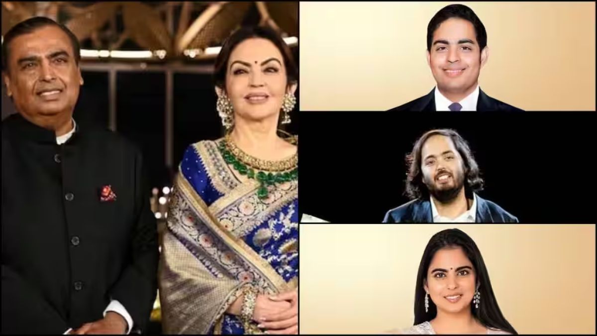Nita Ambani income Mukesh Ambani earnings in FY2024 their kids Isha Akash and Anant ambani role ...