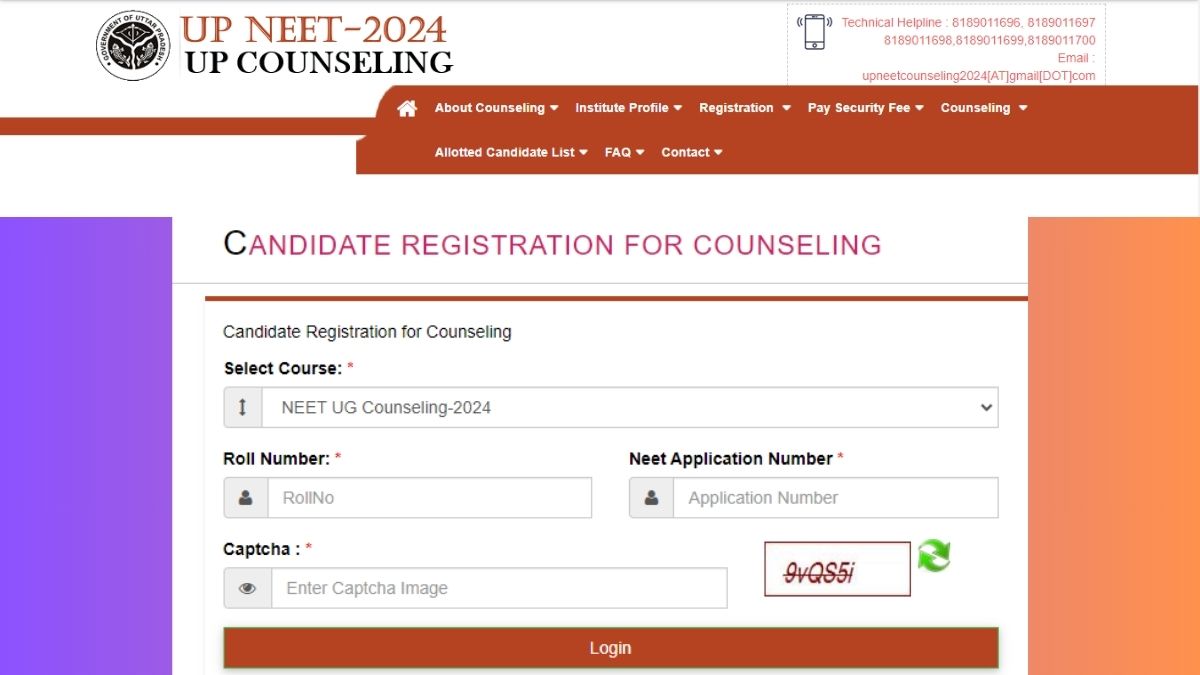 UP NEET UG Counselling 2024 Registration begins today at upneet.gov.in know last date and full ...
