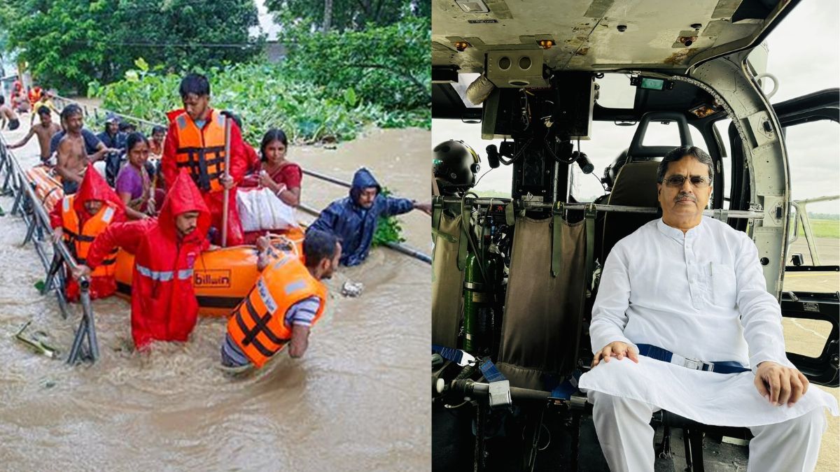 Tripura floods rescue operation ndrf army Assam rifles CM Manik Saha amit shah - 65 हजार ...