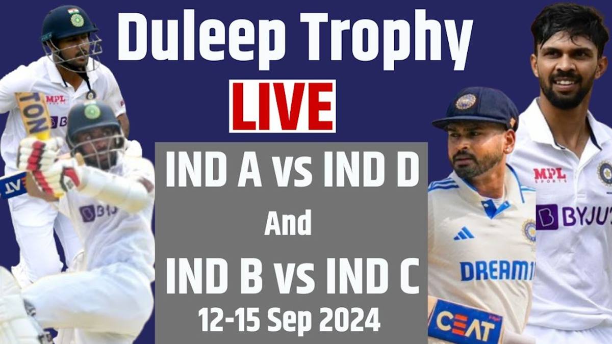 Duleep Trophy 2024: India A ने India D को 186 रन से हराया, India B और ...