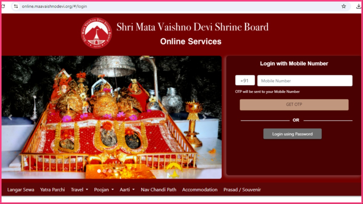 वैष्णो देवी के लिए घर से करके निकलें ये 3 ऑनलाइन काम- Shri mata vaishno devi shrine board online ...