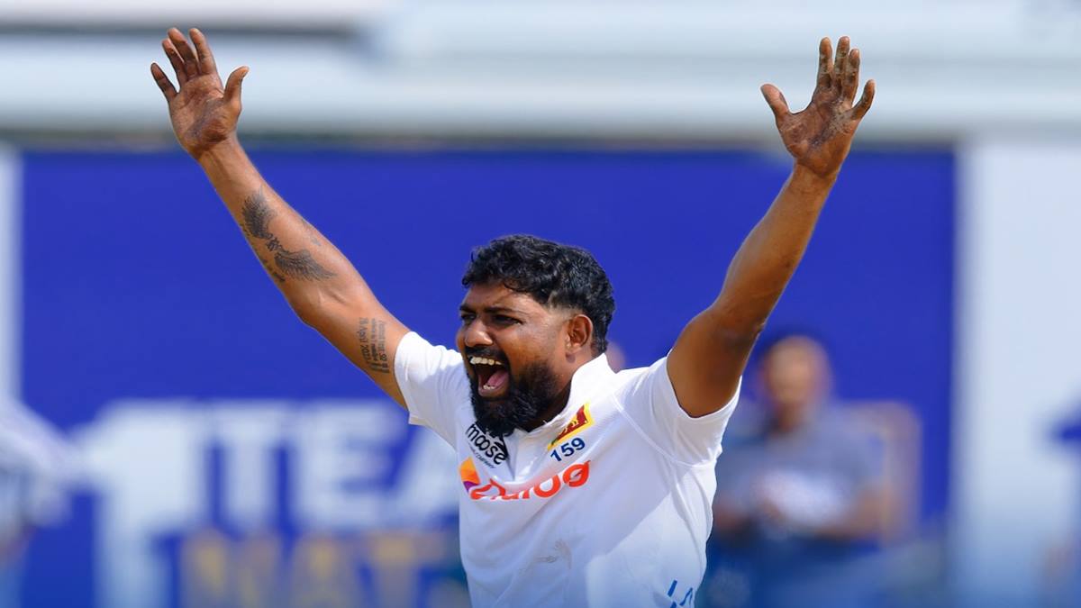 SL vs NZ Prabath Jayasuriya eyeing 128 year old record Fastest 100 Test ...