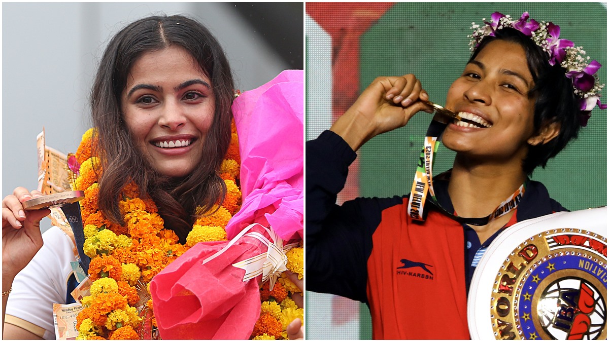 Express Adda: 2 Time Olympic Medalis Manu Bhaker Boxer Lovlina ...