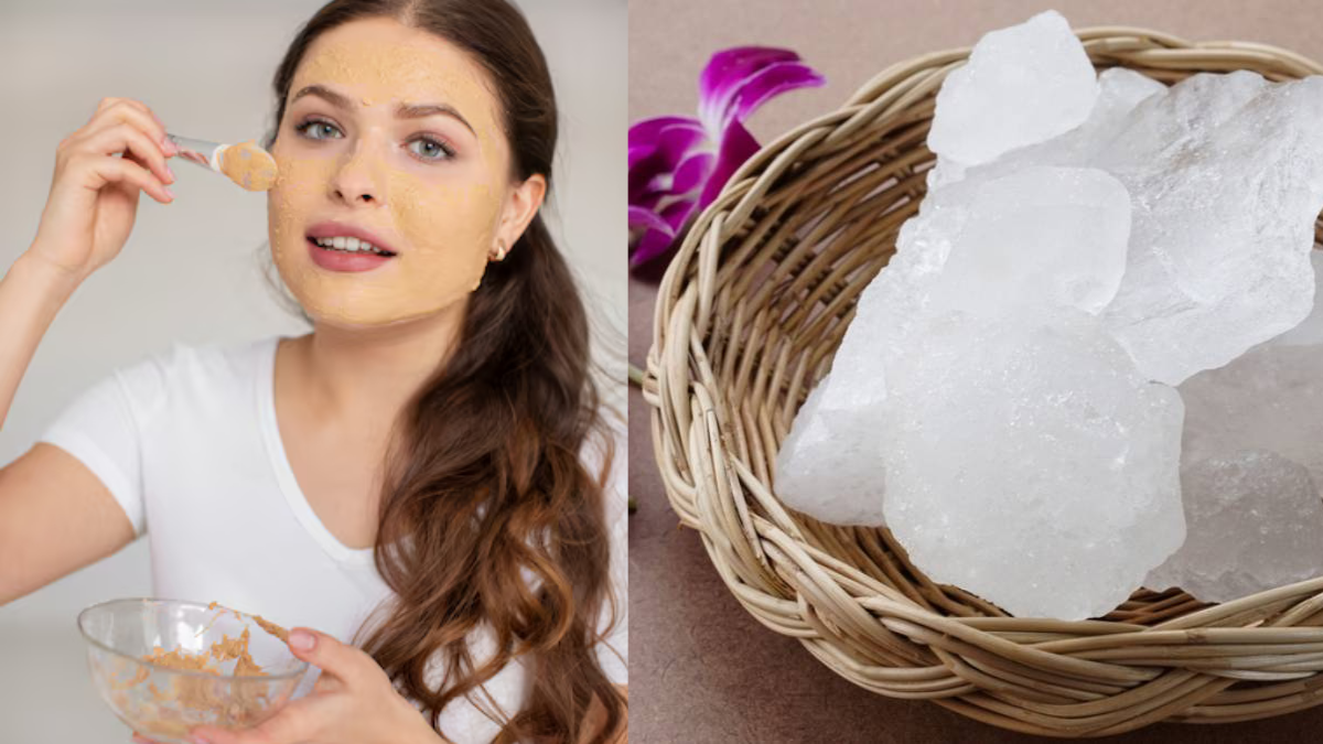 फिटकरी का फेस पैक कैसे बनाएं? जानें किन 3 स्थितियों में करें fitkari ...