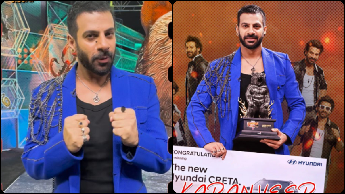 Khatron Ke Khiladi 14 Winner karanveer mehra wins rohit shetty show kkk trophy see post | Jansatta