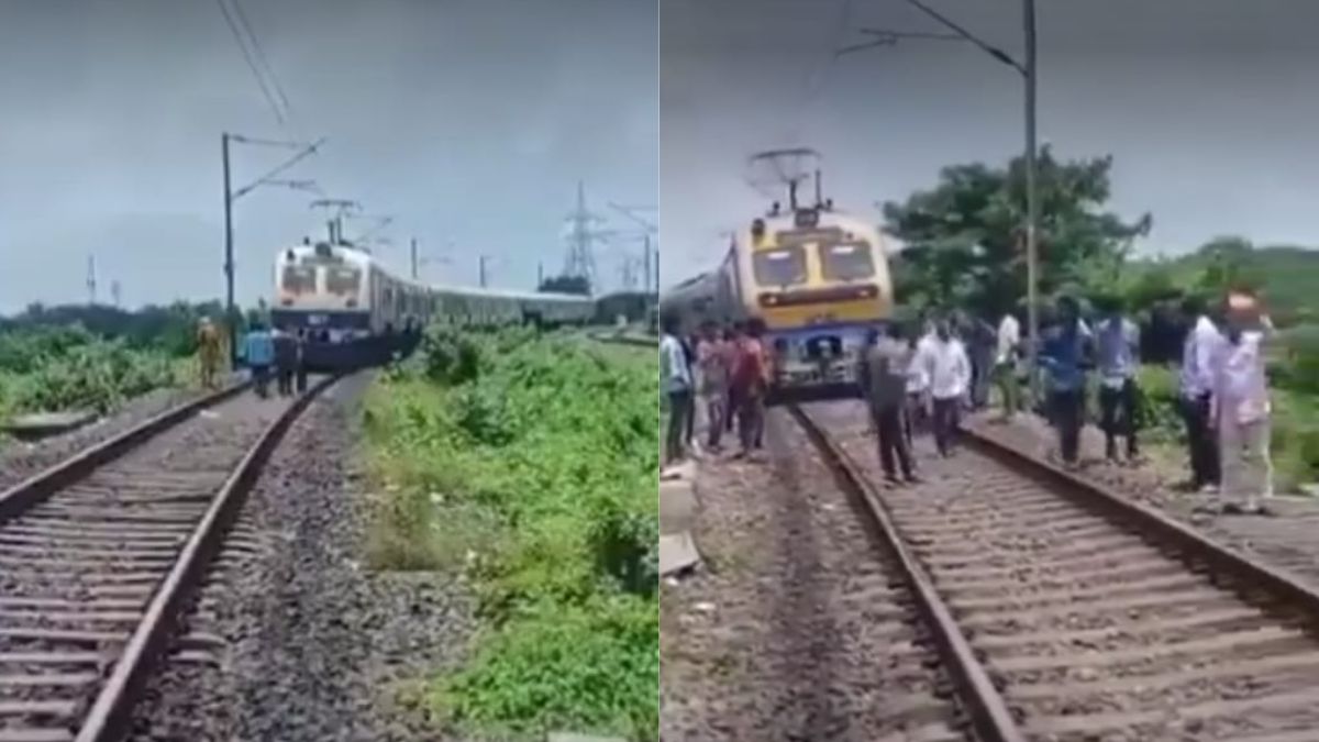 train run on same railway track truth behind viral video -एक ही ट्रैक पर आमने-सामने दौड़ने लगीं ...