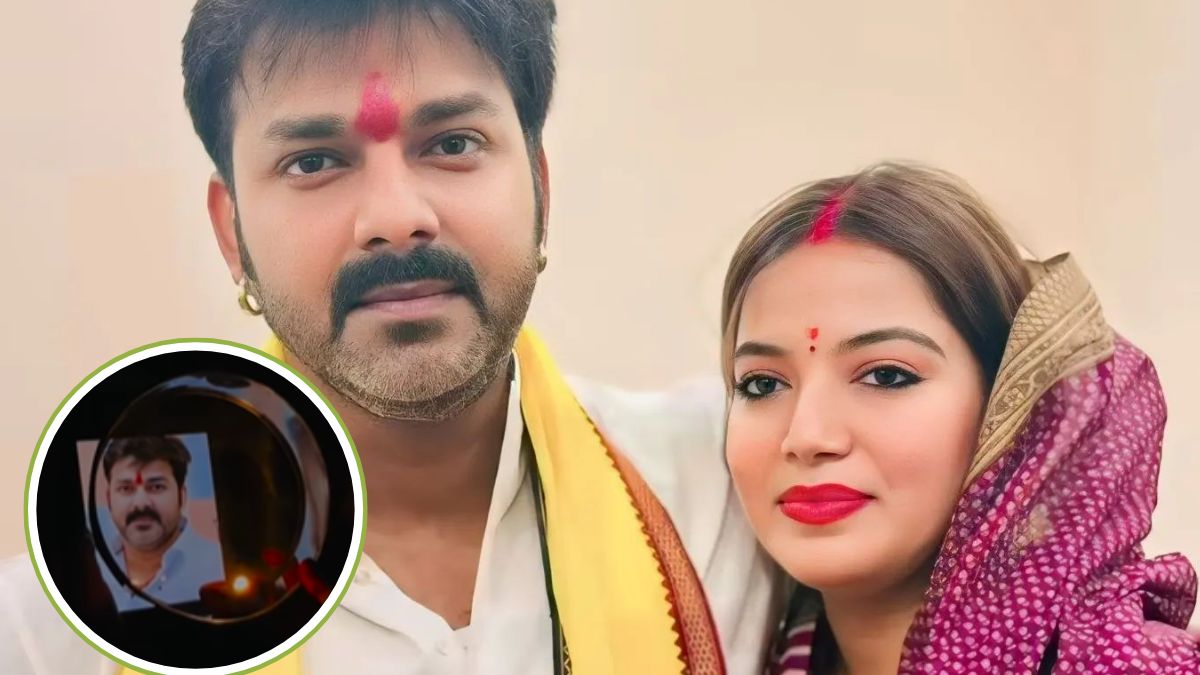 Pawan Singh Wife jyoti Singh celebrates Karwa Chauth without husband ...