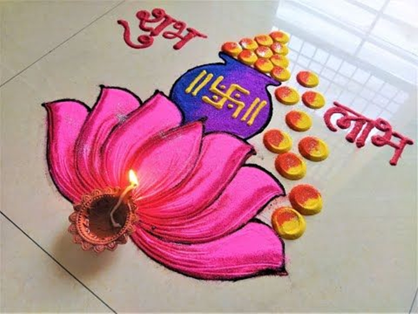 Dhanteras 2024 Easy Rangoli Designs: Simple Rangoli Ideas to Welcome ...