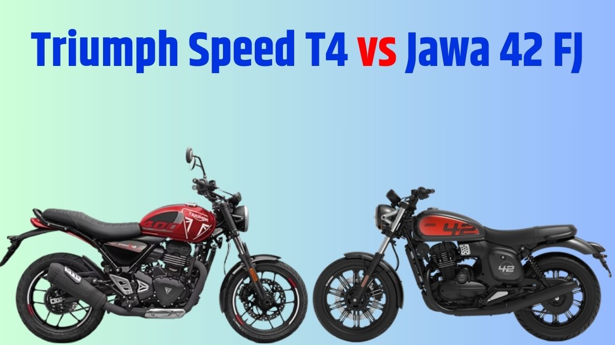 Triumph Speed T4 vs Jawa 42 FJ comparison report know which roadster is ...