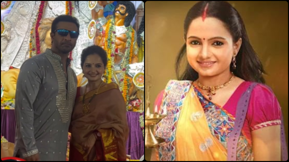 saath nibhaana saathiya fame gia manek mohammad nazim met at durga puja ...