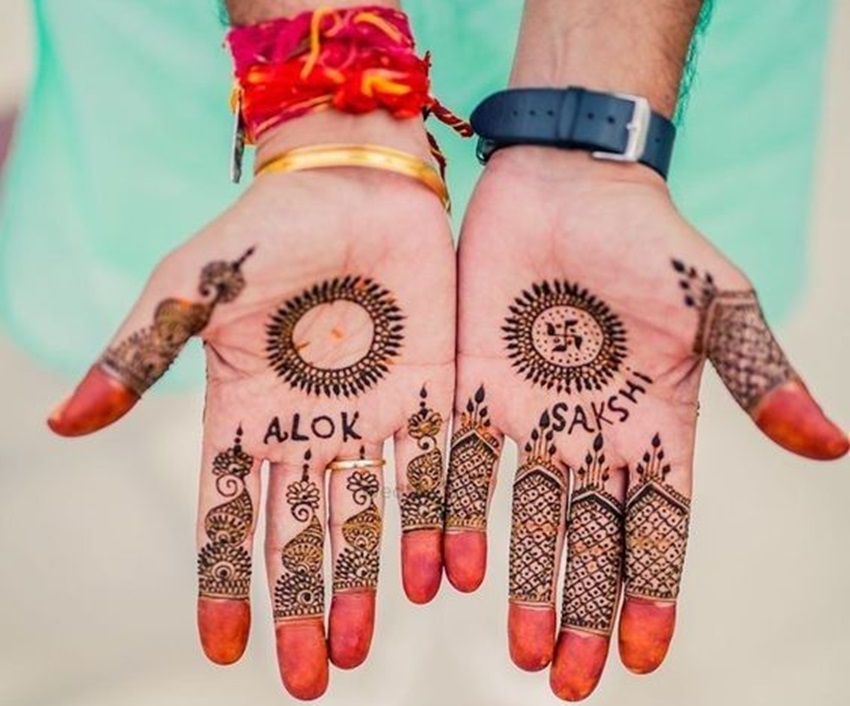 Weddings 2024 Easy Mehndi Designs: Simple Mehndi Designs for Groom ...
