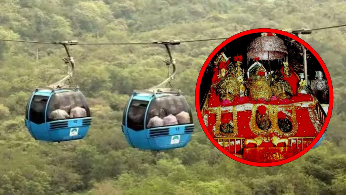 vaishno devi ropeway project katra to sanjhichat distance in 6 minutes ...