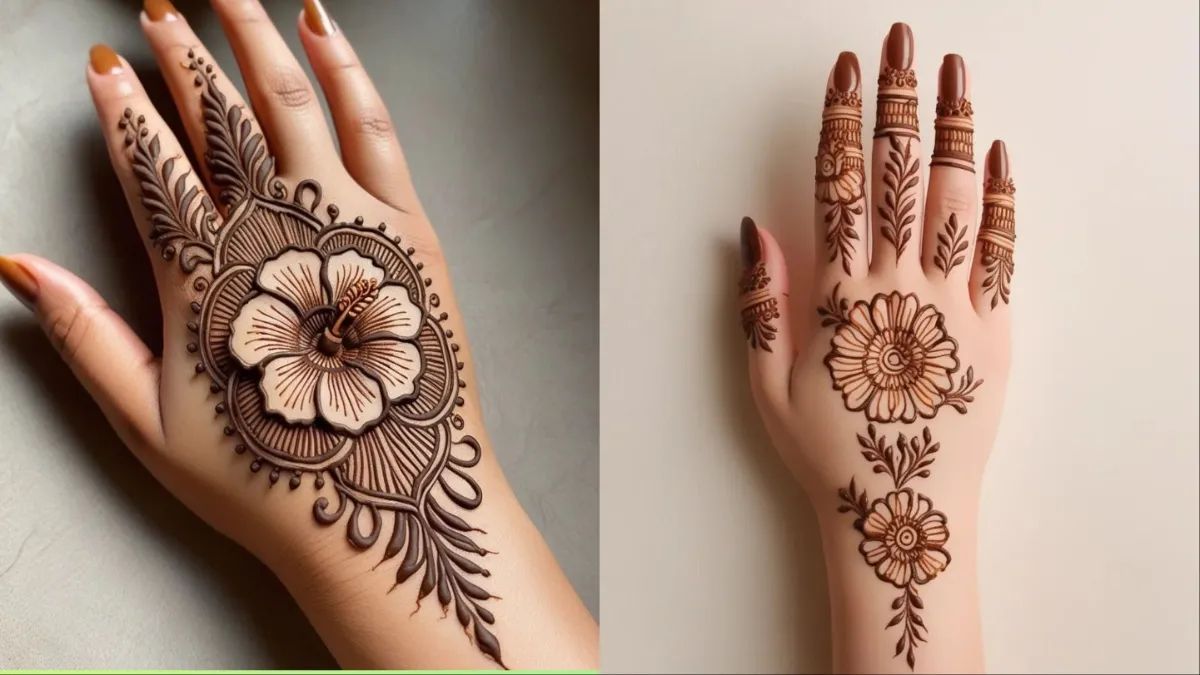 Tulsi Vivah 2024 Mehndi Designs Simple Mehndi Designs for Tulsi Vivah ...