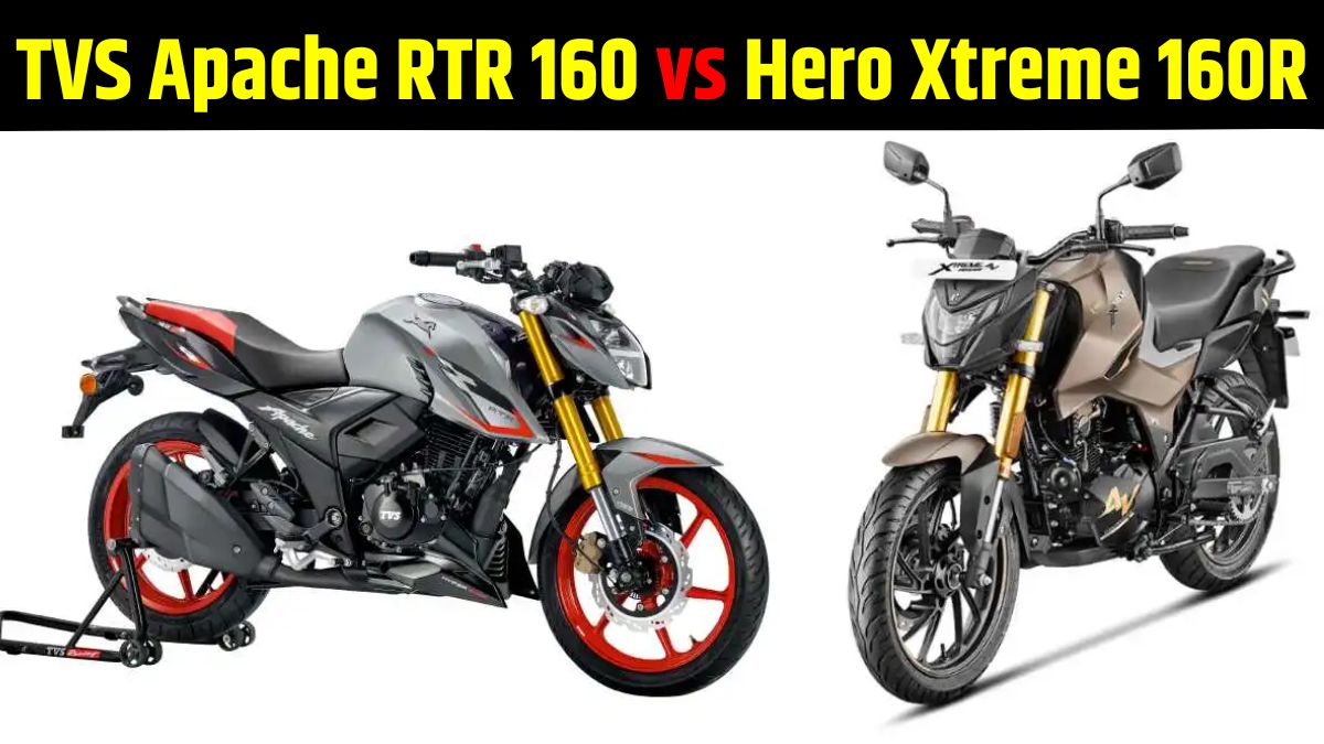 TVS Apache RTR 160 vs Hero Xtreme 160R Comparison Report in Price ...