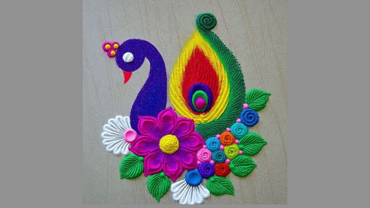 Tulsi Vivah 2024 Rangoli Design (तुलसी विवाह रंगोली डिज़ाइन): Dev ...