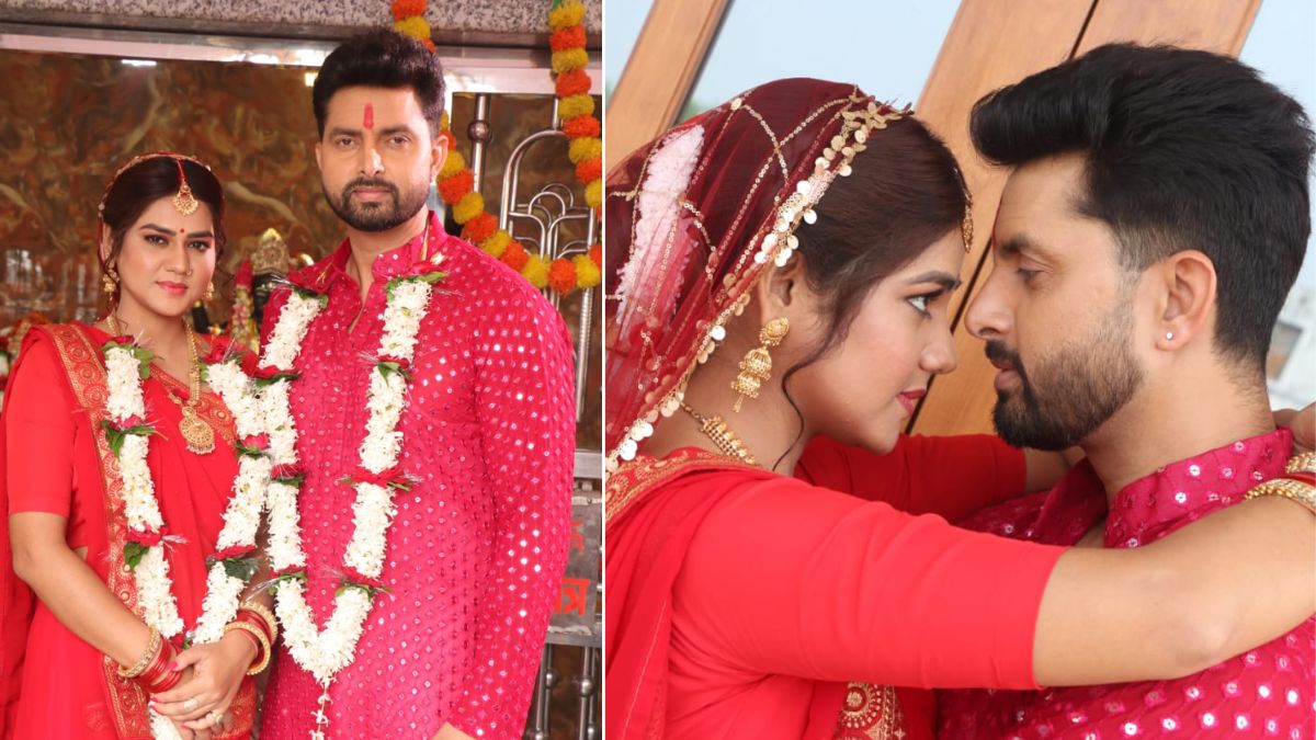 Monalisa Husband Vikrant Singh Rajput Aparnna Mallik wedding Pics Viral know truth | Jansatta