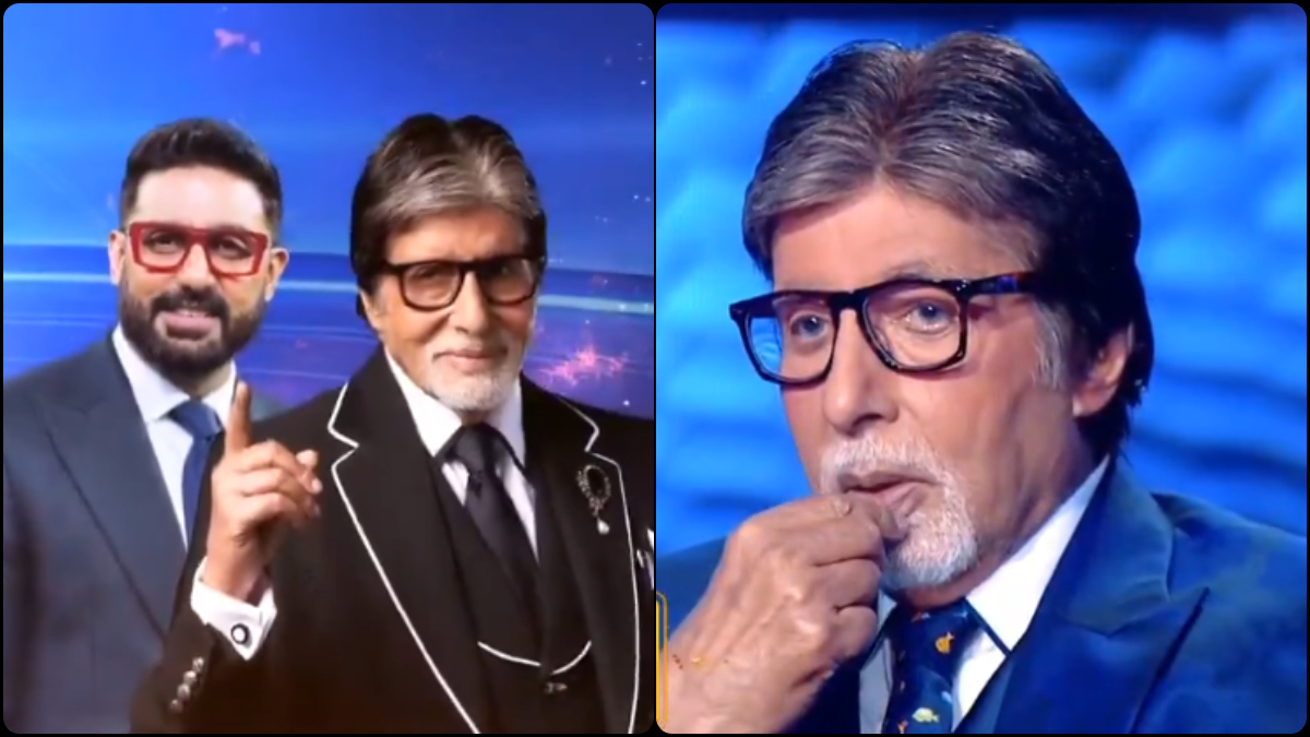 kaun banega crorepati 16 abhishek bachchan reveals amitabh take photos of those who breaking ...