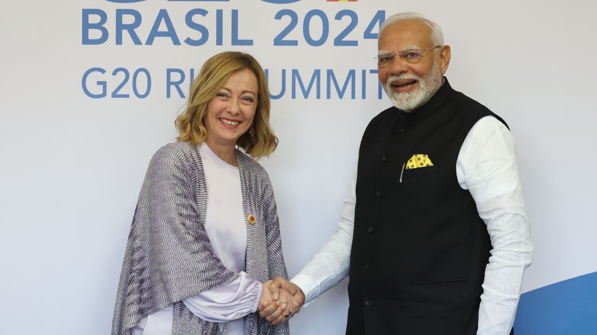 g20 summit 2024 pm modi italian pm giorgia meloni bilateral meeting ...