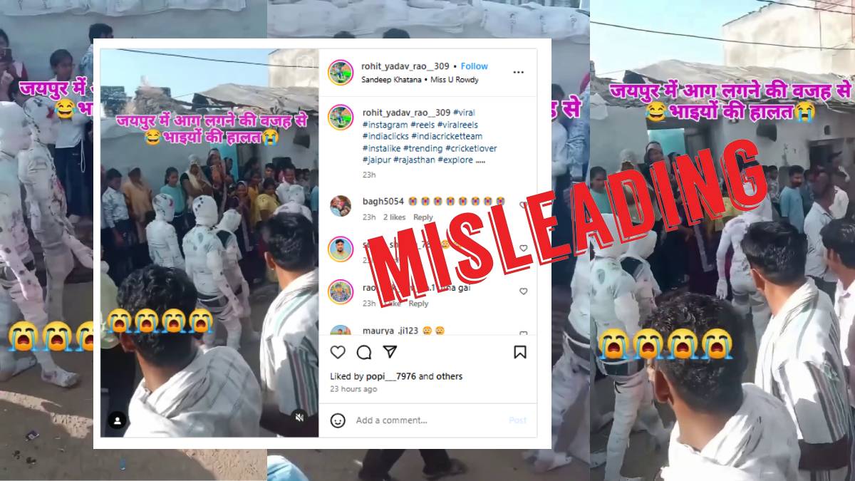 Jansatta Fact Check Bundi Rajasthan Video misleadingly shared to Jaipur LPG tanker blast ...