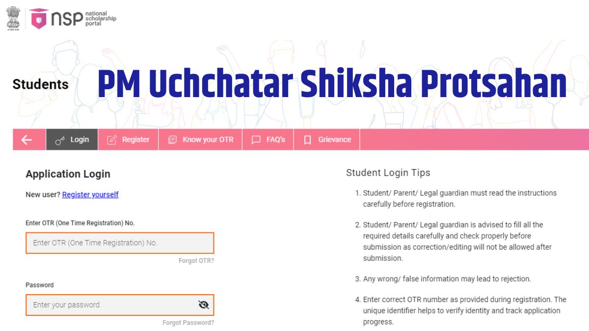PM Uchchatar Shiksha Protsahan Scholarship 2024-25, Eligibility ...