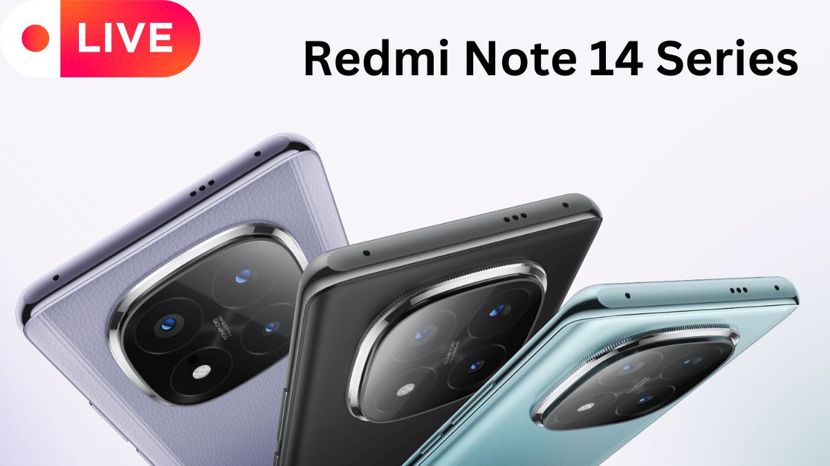 Redmi Note 14 5G Series Launch Event in India Today LIVE: Xiaomi is ...