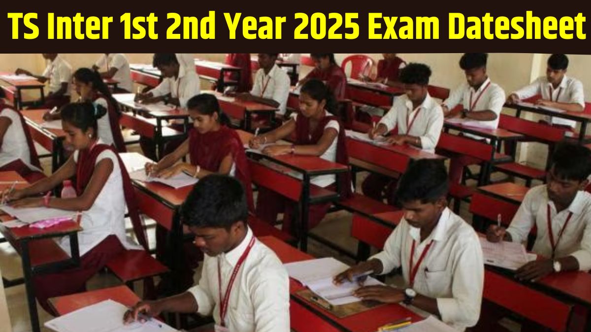 Telangana TS Inter 1st, 2nd Year 2025 exam datesheet released at tsbie ...