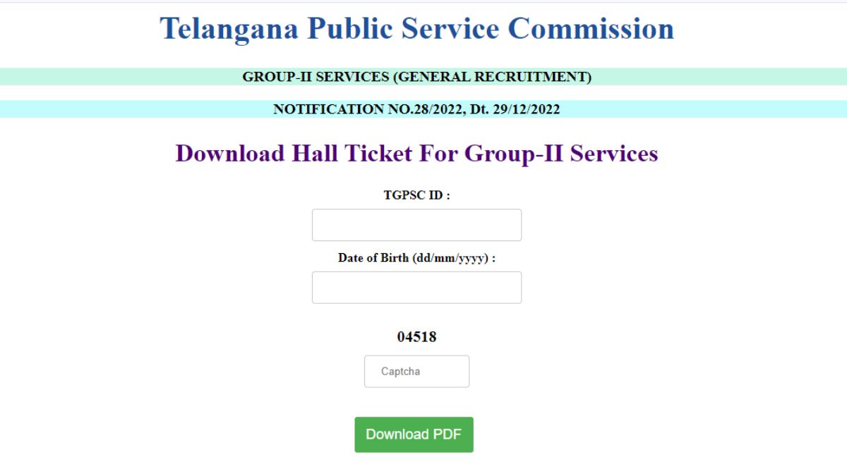 TSPSC Group 2 Exam Admit Card 2024 released, know direct link to ...