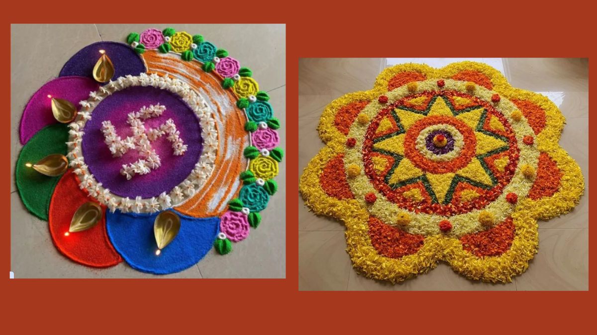 Vivah Panchami 2024 Rangoli Designs (विवाह पंचमी की रंगोली डिजाइन ...