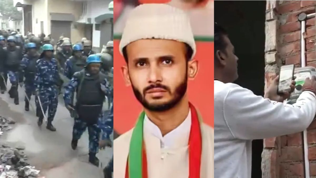 sambhal zia ur rehman barq residence raid heavy security deployed ...