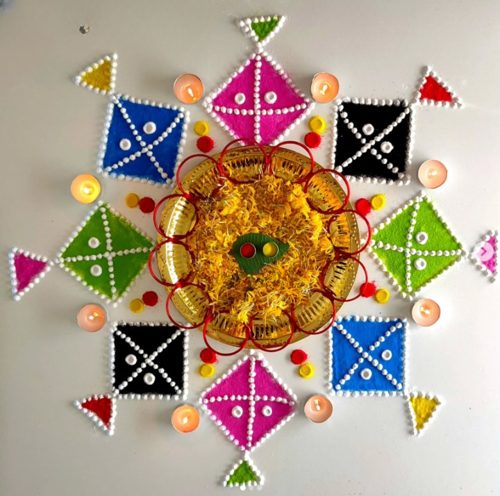 Makar Sankranti Rangoli Designs 2025: Simple, Easy and Latest Rangoli ...