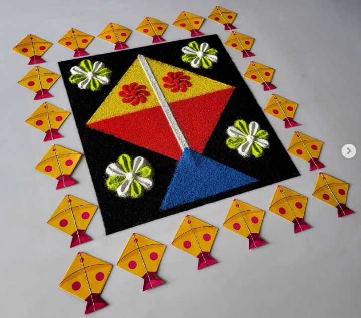 Makar Sankranti Rangoli Designs 2025: Simple, Easy and Latest Rangoli ...