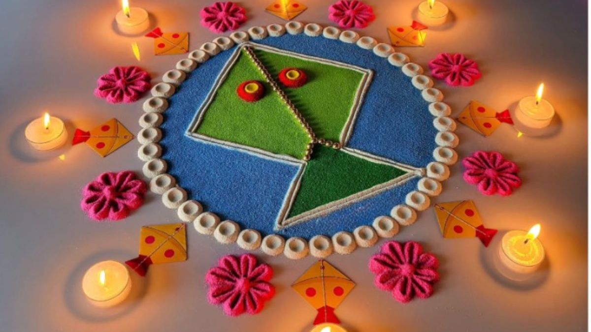 Makar Sankranti Rangoli Designs 2025: Simple, Easy and Latest Rangoli ...