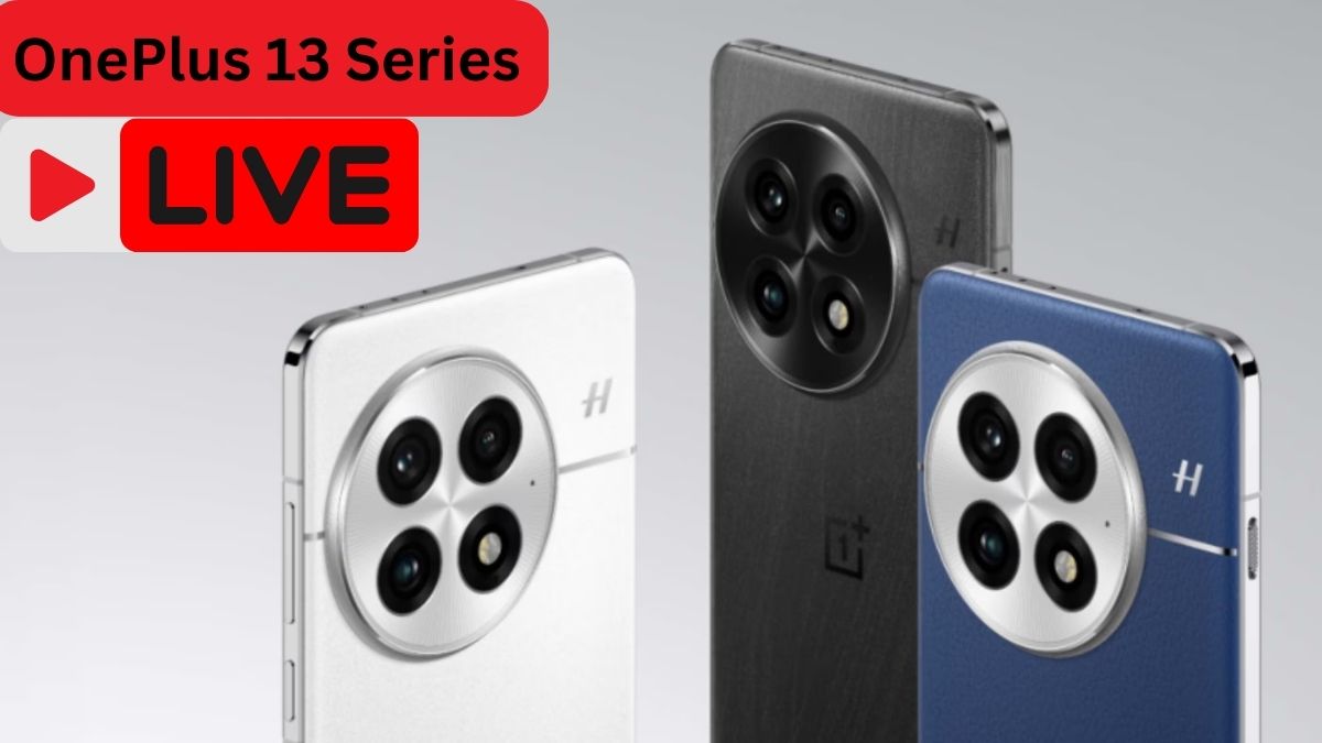 OnePlus 13 Series Launch LIVE Updates: OnePlus 13, OnePlus 13R Launch ...