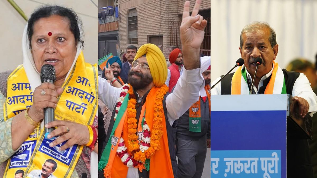 Rajouri Garden Election Results 2025: aap Dhanwati Chandela bjp Manjinder Singh Sirsa congress ...