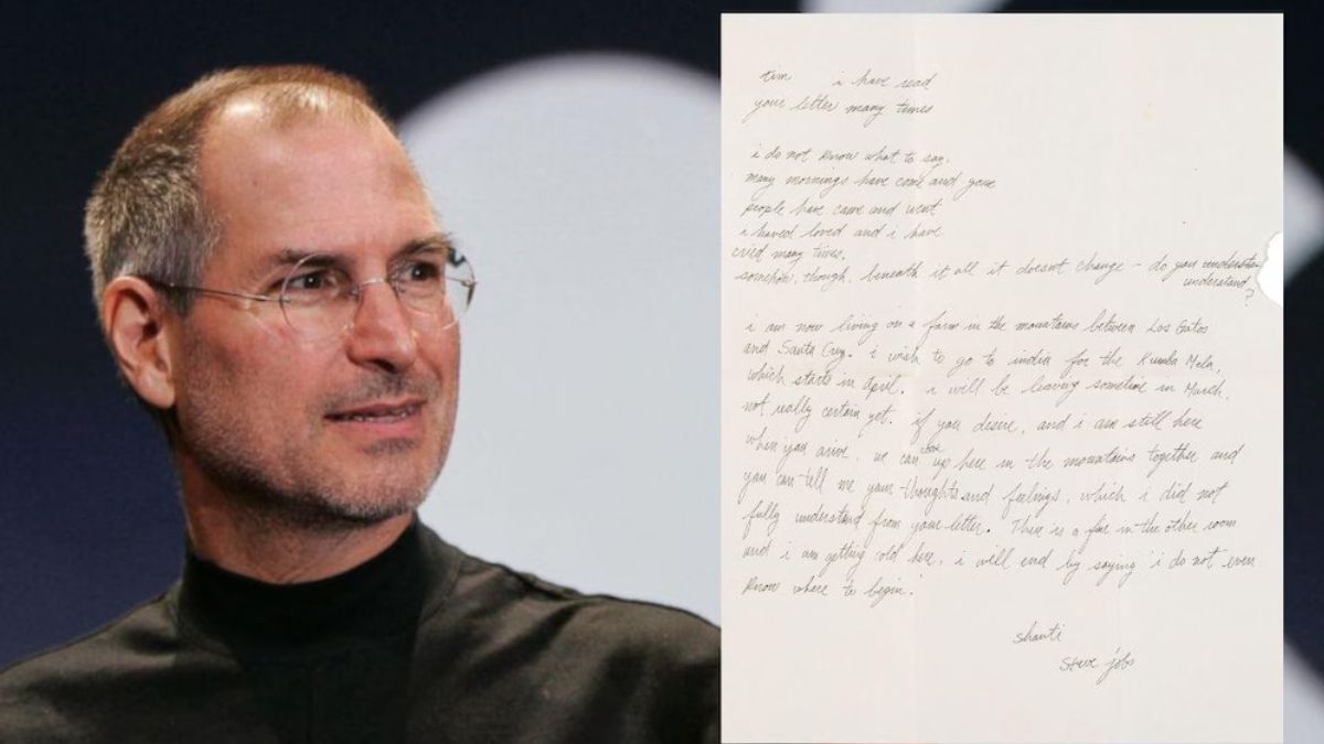 Steve Jobs 51 year old handwritten letter gone Viral he wanted to visit ...
