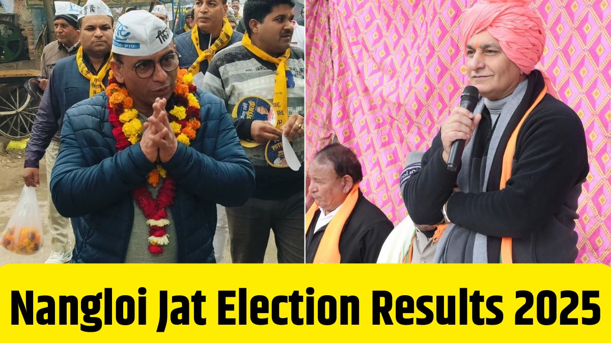 Nangloi Jat Election Results 2025: aap bjp congress raghuvinder shokeen ...