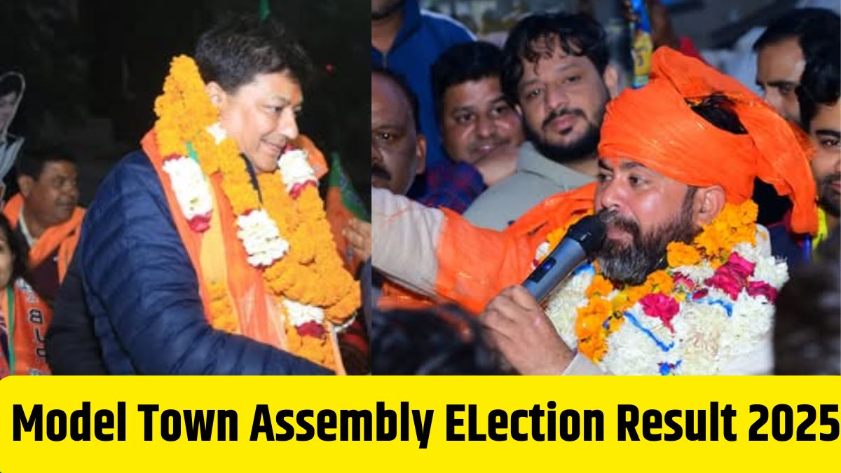 Model Town Election Results 2025: aap bjp congress Akhilesh Pati ...