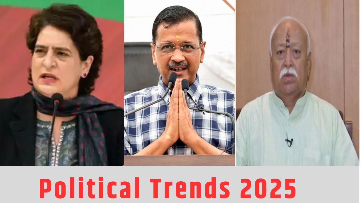 political trends 2025 RSS BJP ties women voters Priyanka Gandhi ...