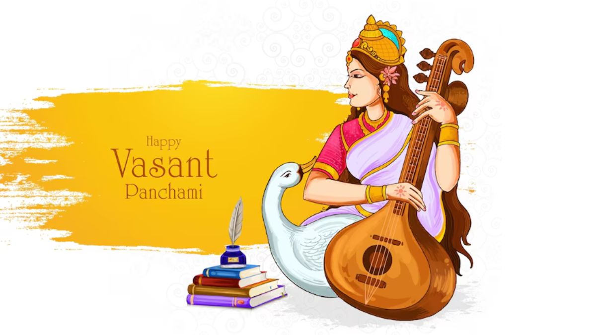Happy Basant Panchami 2025 Wishes: मां सरस्वती करें सबका उद्धार...इन ...
