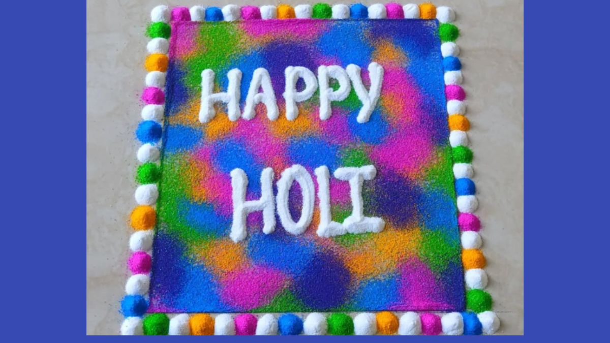 Holi Rangoli Designs, Best Holi Rangoli Designs- होली के लिए बेस्ट ...