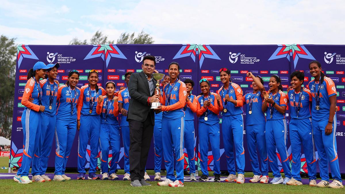 India Under19 Women T20 World Cup Champion Team and support staff BCCI ...