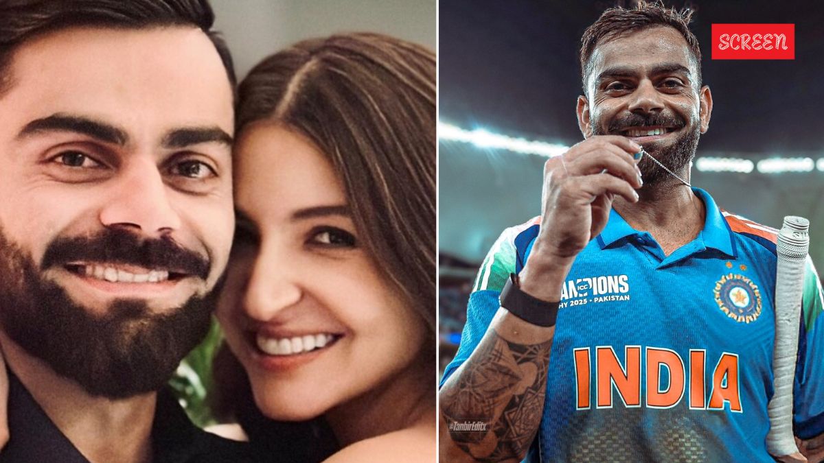 IND VS PAK Anushka Sharma Shares cute post for Virat Kohli century trophy Reaction viral | Jansatta