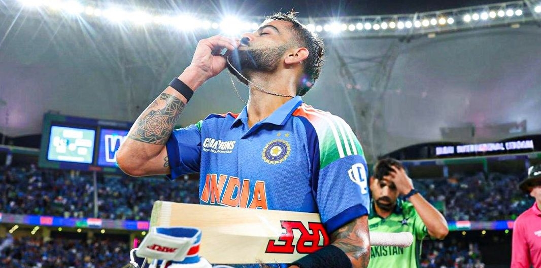 IND VS PAK Anushka Sharma Shares cute post for Virat Kohli century trophy Reaction viral | Jansatta