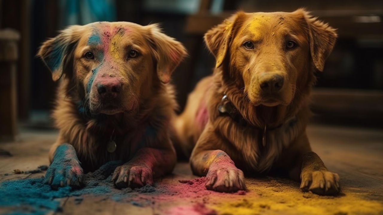 how to keep your pets safe during holi celebration | Jansatta