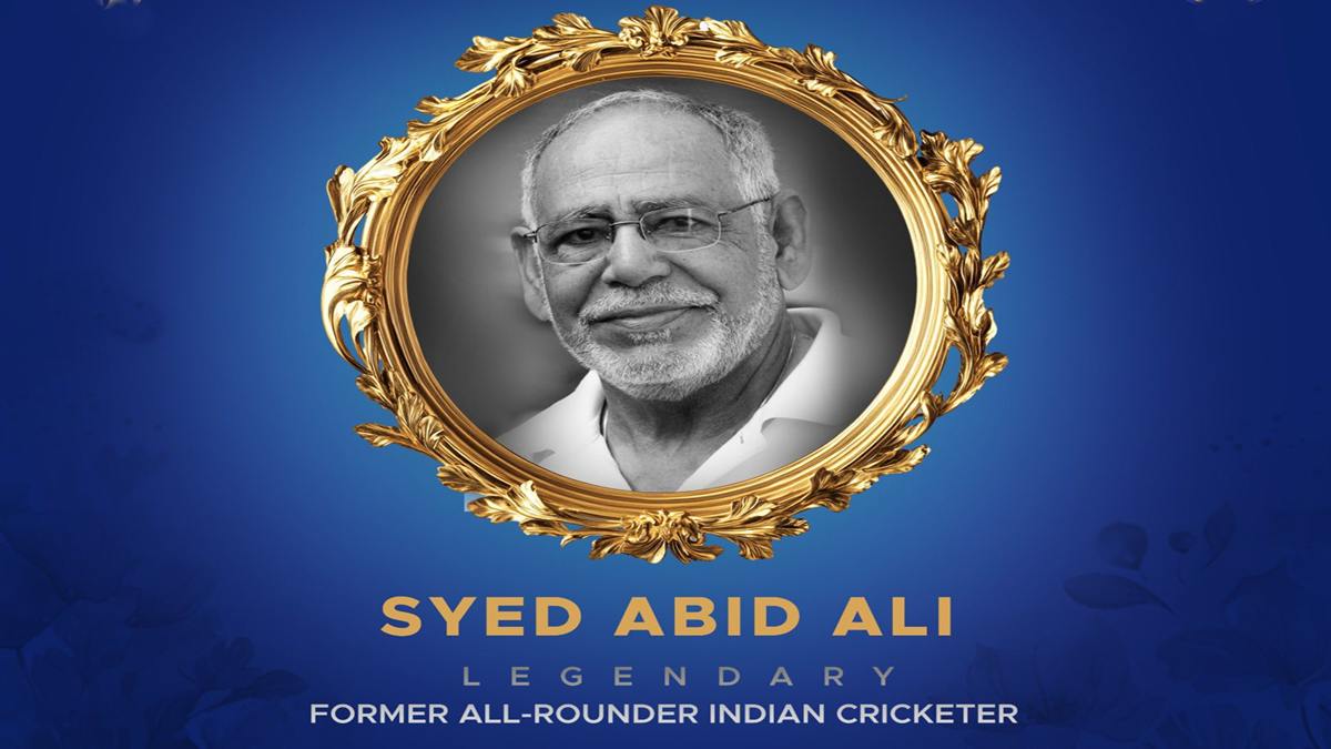 Indian cricketer Syed Abid Ali passes away winning runs for India First ...