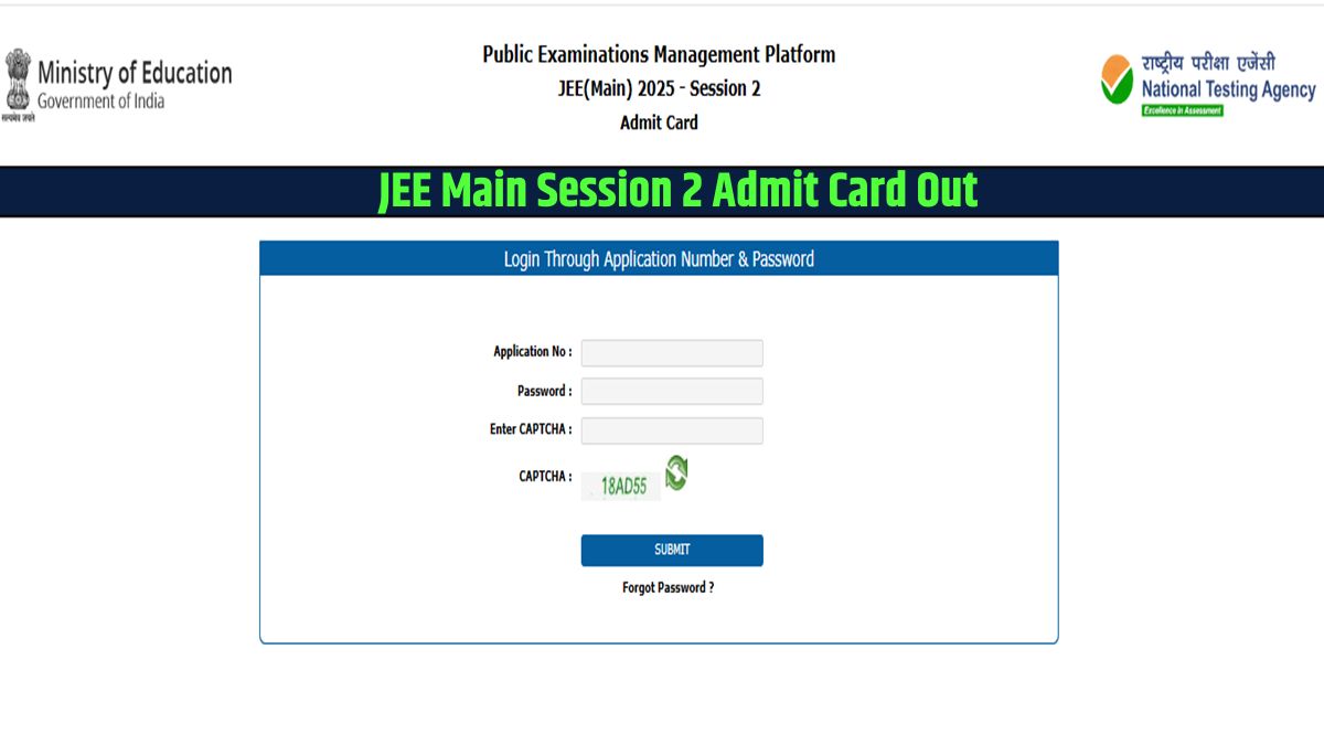 JEE Main Hall Ticket 2025 - जारी हो गया जेईई मेन सेशन 2 परीक्षा का ...