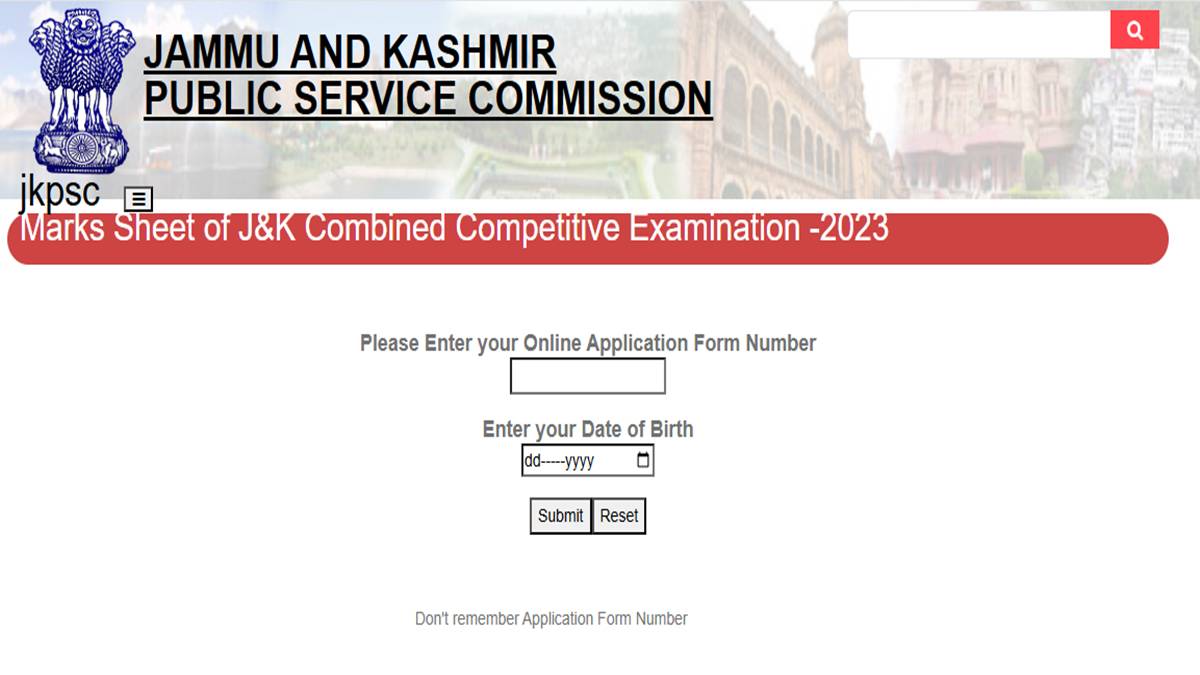 jkpsc result 2025 out Combined Competitive Preliminary Examination 2024 ...