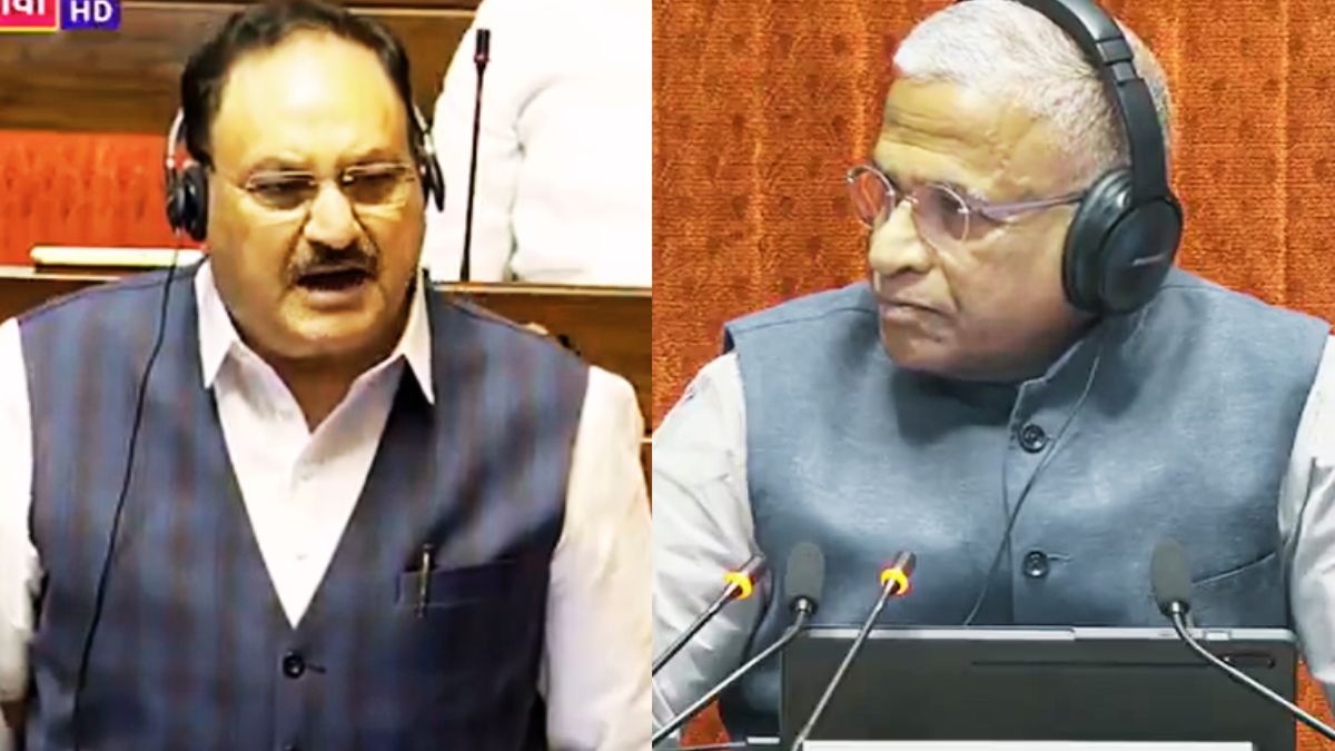 rajya sabha jp nadda attacked karnataka muslim reservation dk shiv kumar congress constitution ...