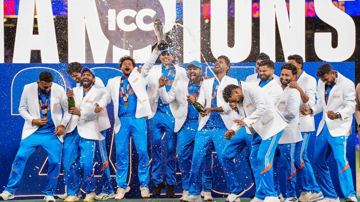 Indian cricket team CT Win again after twelve years continuous practice ...