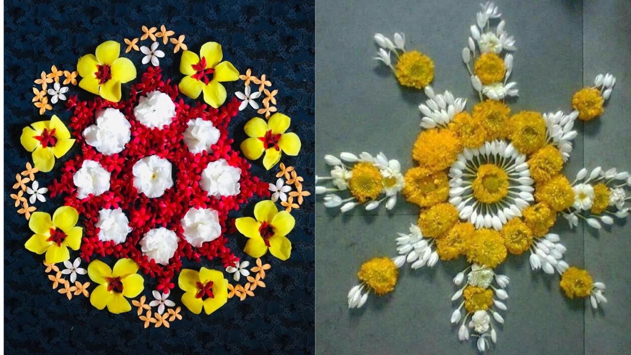 Best rangoli Design for chaitra navratri Durga Ashtami 2025 to welcome ...